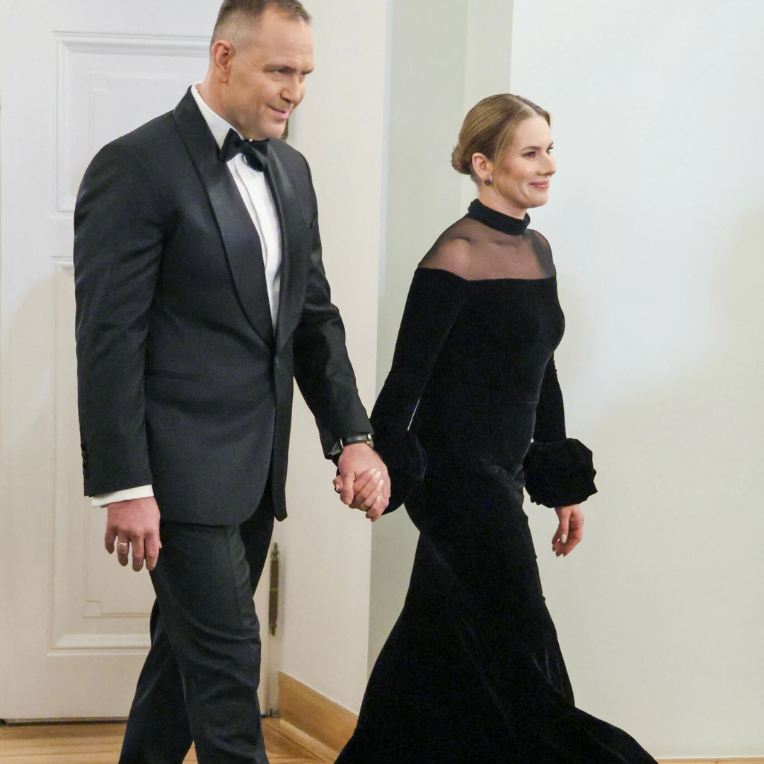 Marta Nawrocka olśniła w czarnej sukni. Tak elegancko jeszcze nie było